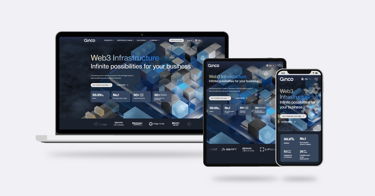 Ginco - Web3 Development Platform | RYOZEN - Creative Studio